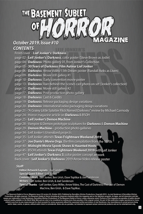 The Basement Sublet Of Horror #10 - IndyPlanet